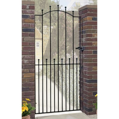 Manor Ball Top Tall Bow Top Metal Garden Gate High Quality - Burbage ...