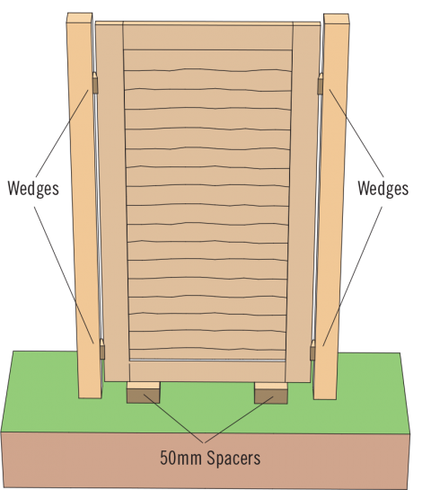 How To Hang a Timber Gate - Burbage Iron Craft