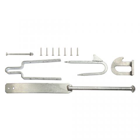 (FGSFS) Field Gate Spring Fastener Set Galvanised - Burbage Iron Craft